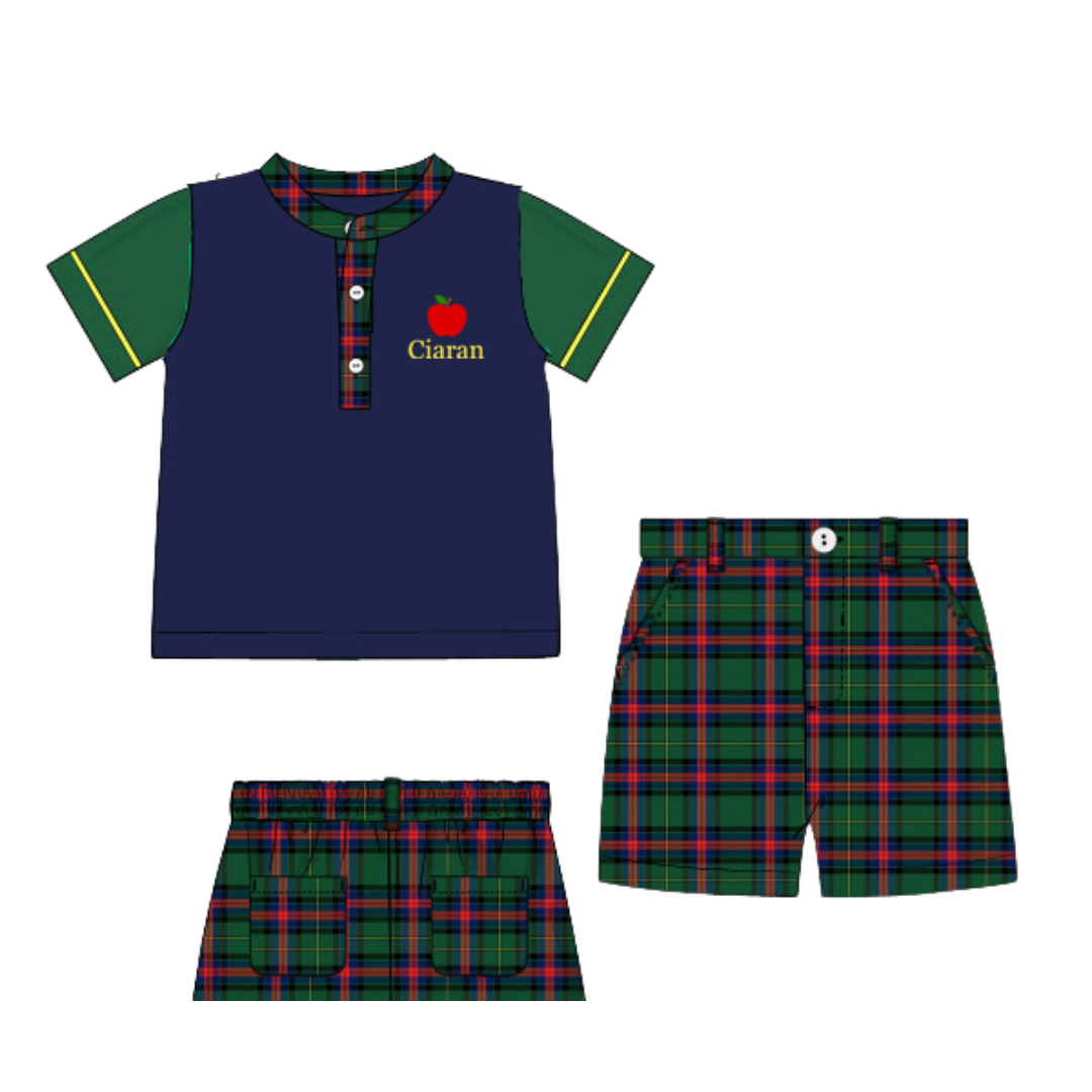 PO 31 BACK TO SCHOOL & MORE: Preppy School Striped Short Set (ETA: JUL ...